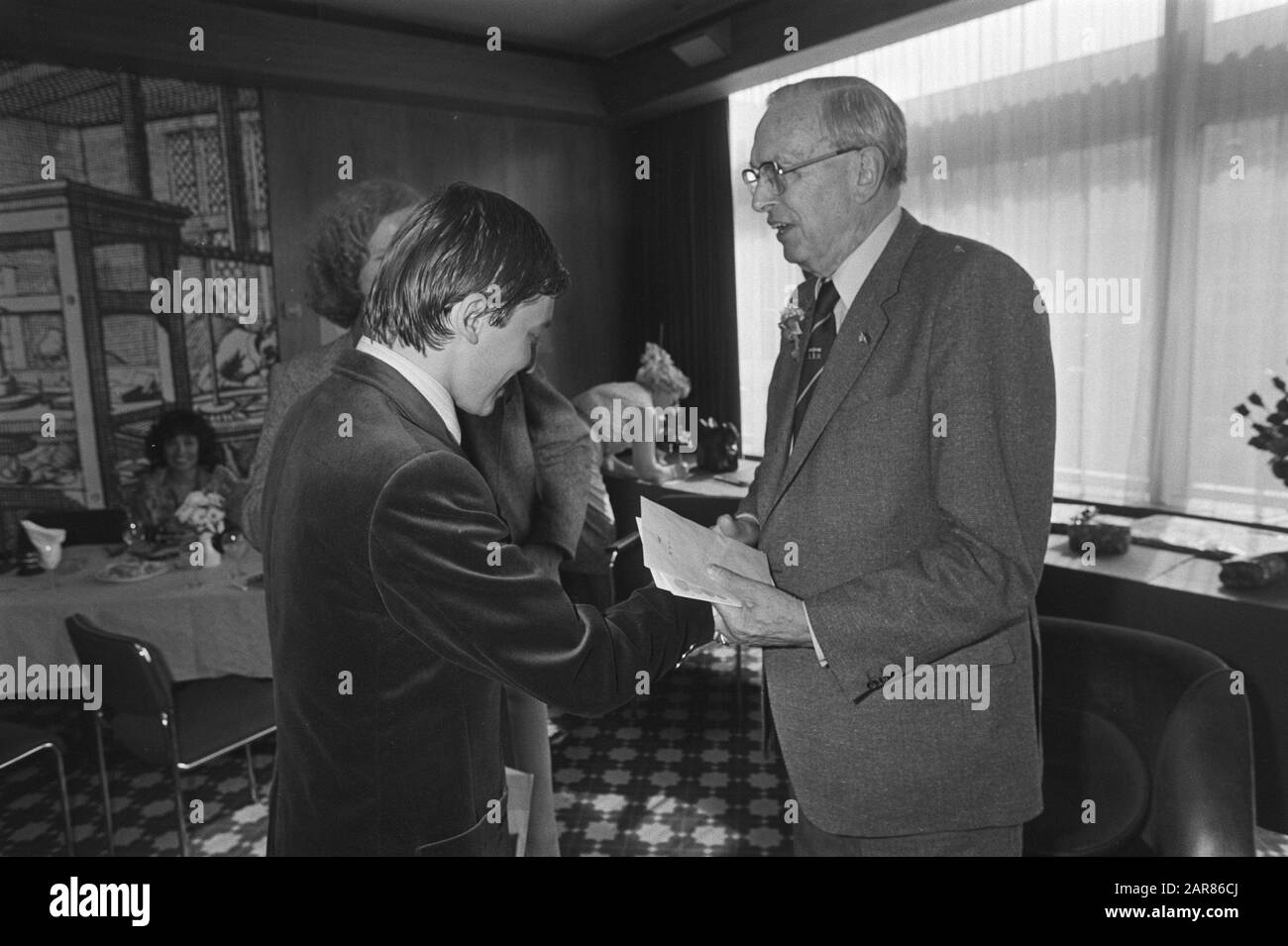 Reception in Amsterdamse Cresthotel t.g.v. the 80th anniversary of ...