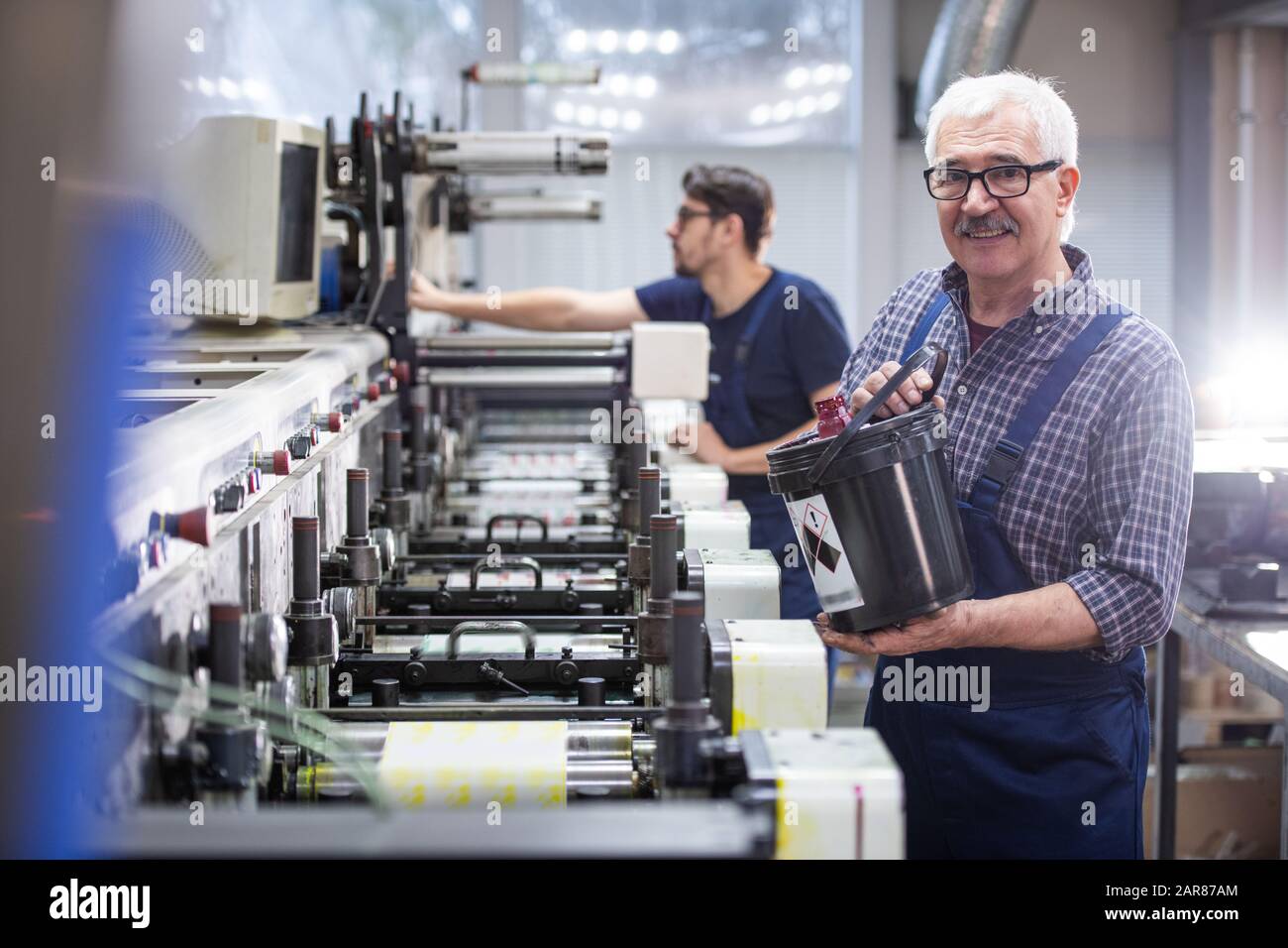 Textile printing machine hi-res stock photography and images - Alamy