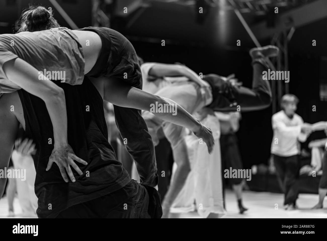 The dance class detail Black and White Stock Photos & Images - Alamy