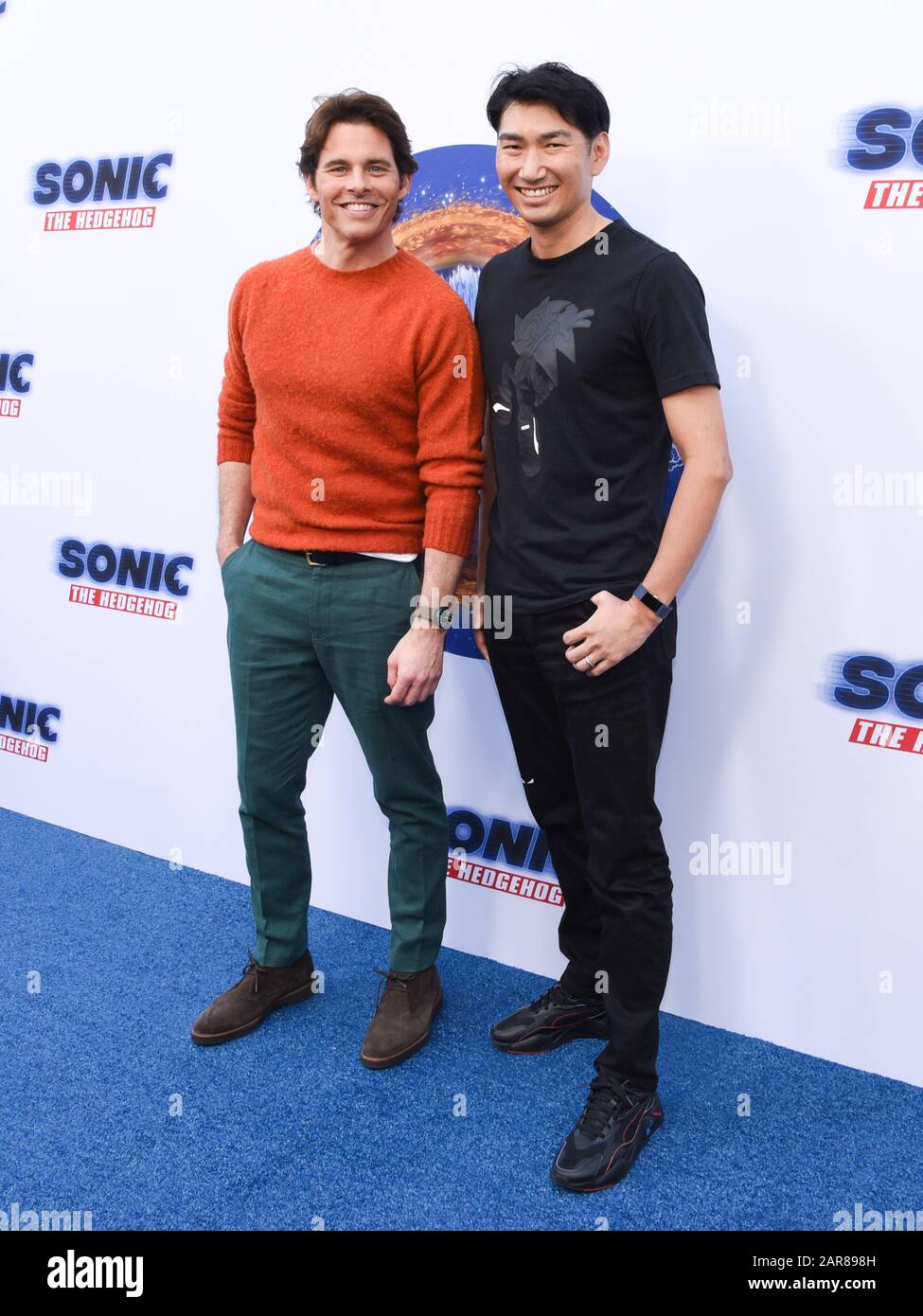 January 25, 2020, Hollywood, CA, USA: James Marsden and Chief Executive ...