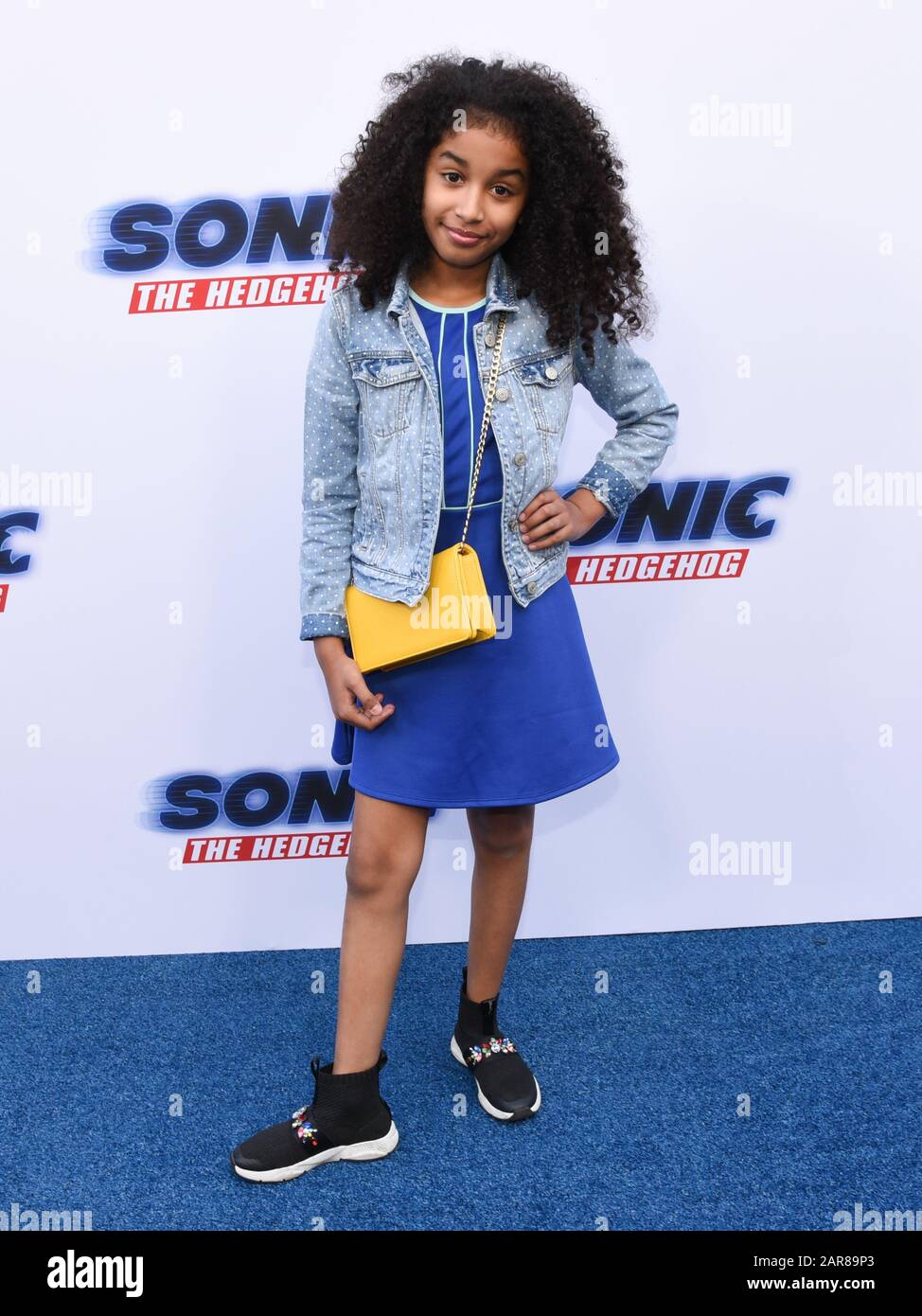 January 25, 2020, Hollywood, CA, USA: Jordyn Curet attends ''Sonic The ...
