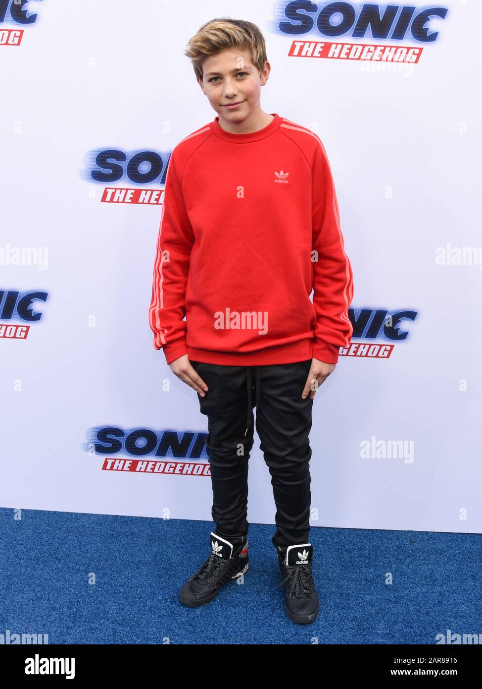 January 25, 2020, Hollywood, CA, USA: Walker Bryant attends ''Sonic The ...