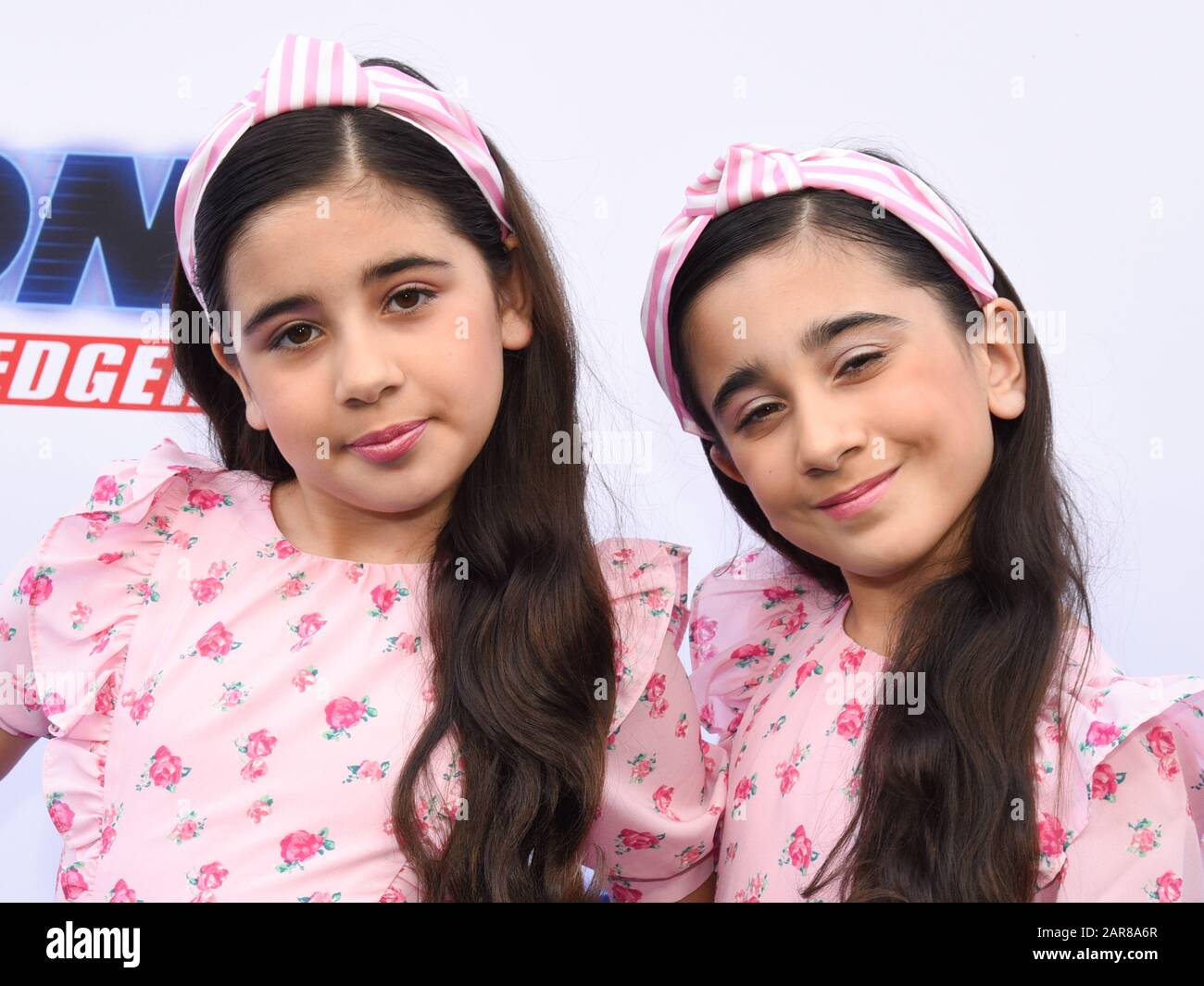 January 25, 2020, Hollywood, CA, USA: The Royal Twins Bella Abir and ...