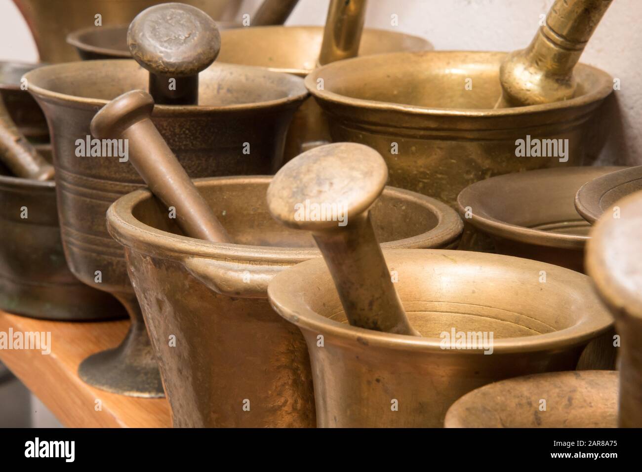 Ancient bronze mortars hi-res stock photography and images - Alamy