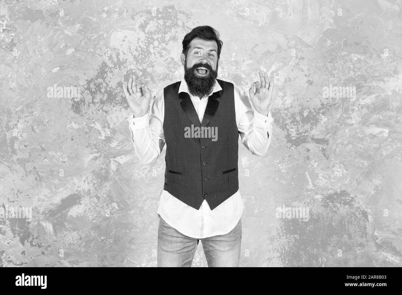 Charming jewish person. Bearded jewish man. Guy mature bearded stylish ...