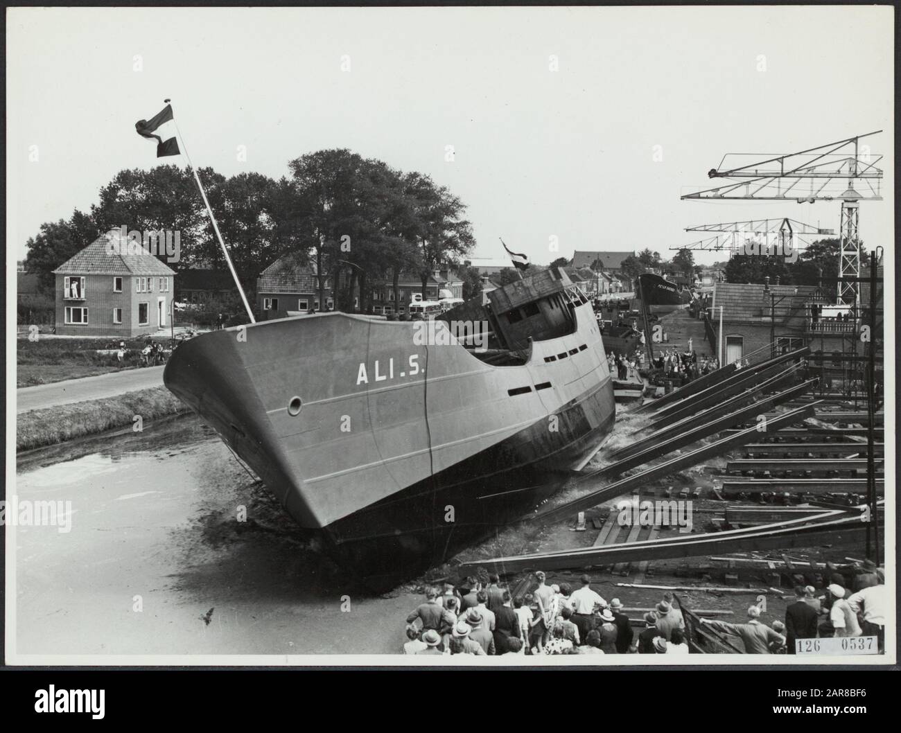 shipbuilding, launching. Coasters Ali S Date: undated Location ...