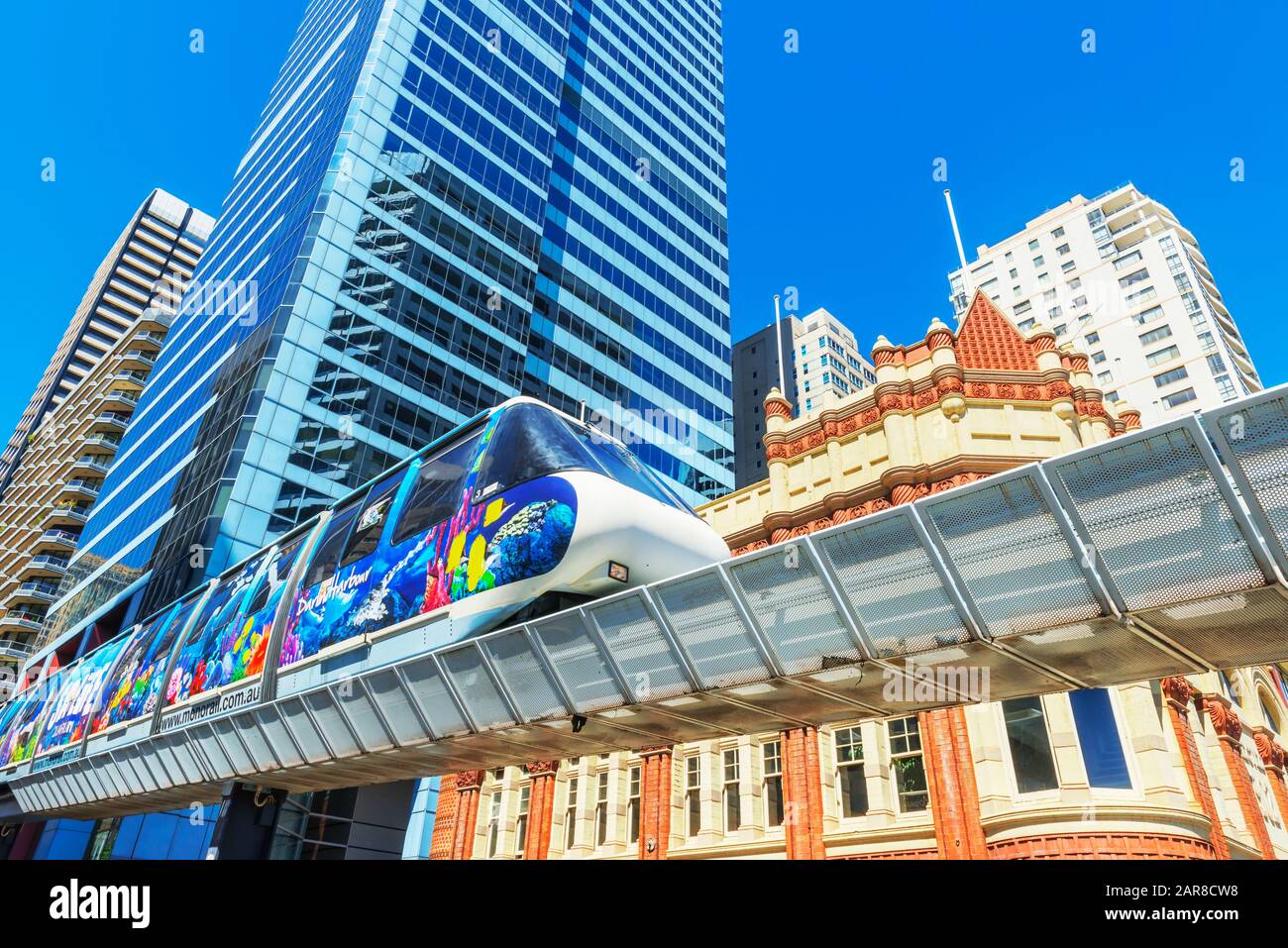 Monorail, Sydney, New South Wales, Australia Stock Photo - Alamy