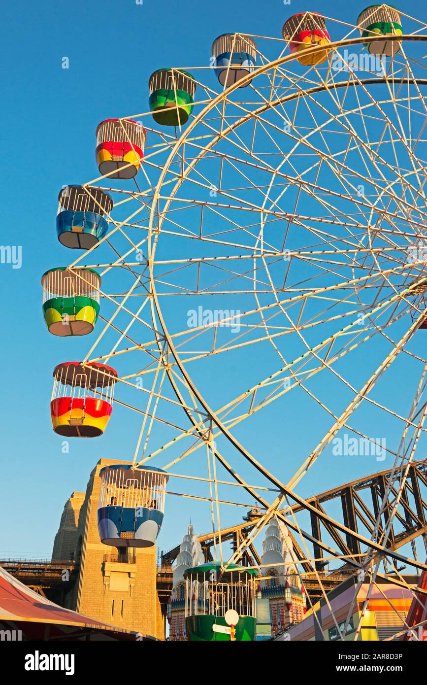 Ferris wheel, Luna Park, Sydney, New South Wales, Australia Stock Photo ...