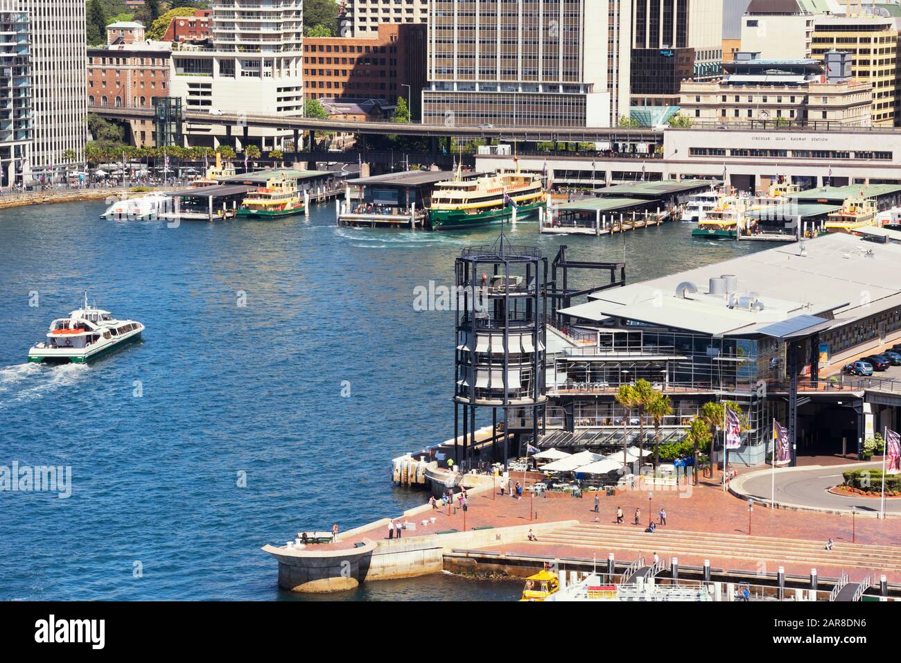 The Rocks and Circular Quay, Sydney, New South Wales, Australia Stock ...