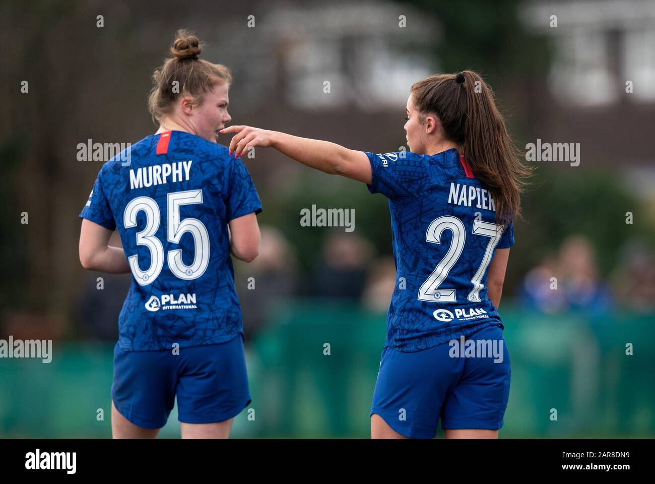 Jamie-Lee Napier (27) & Emily Murphy of Chelsea Women during the Women ...
