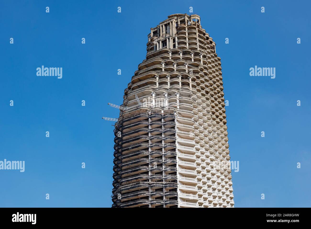 Sathorn Unique Tower, abandoned skyscraper in Sathorn which is famous ...