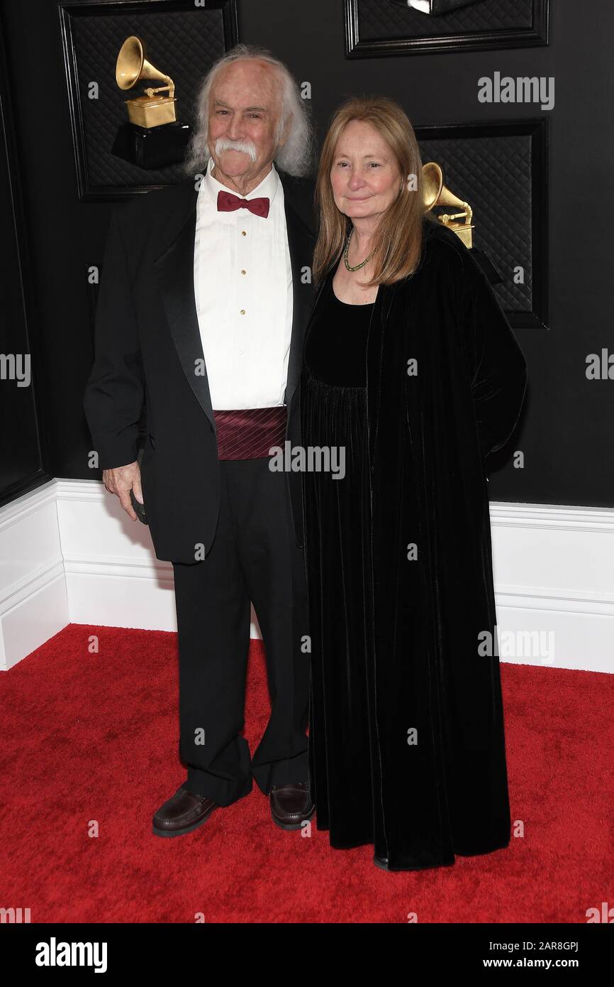 Los Angeles, CA, USA. 26th Jan 2020. David Crosby, Jan Dance arrive at ...