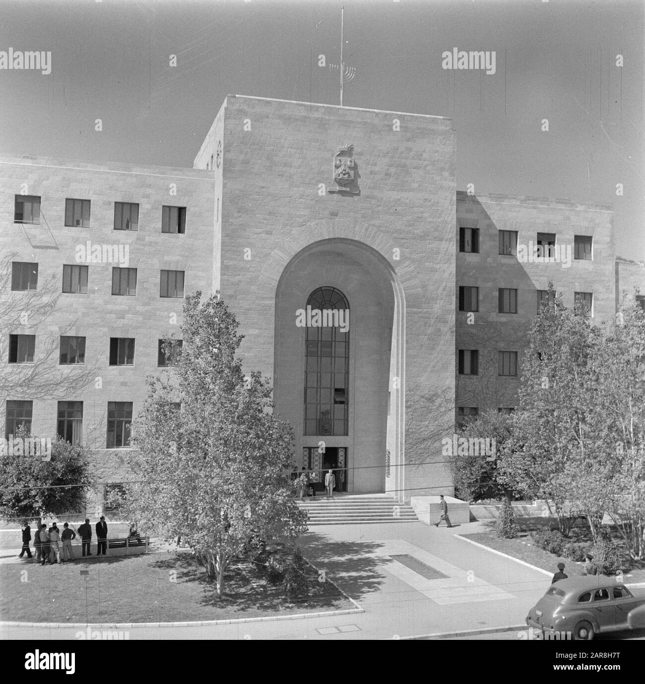 Israel 1948-1949: Haifa Town Hall Date: 1948 Location: Haifa, Israel ...