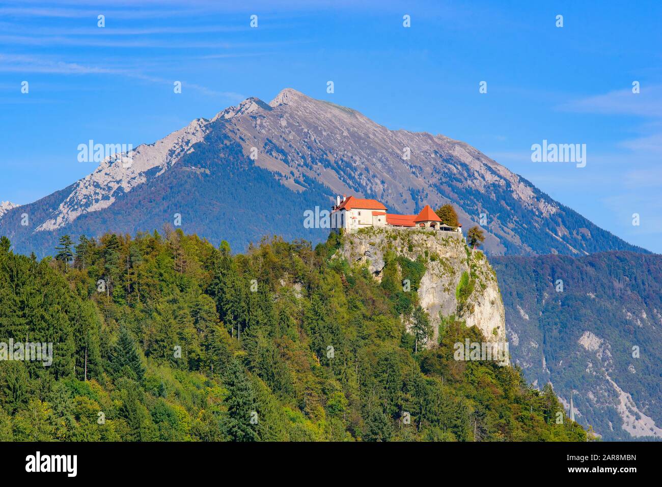 Bled Castle, a medieval castle at Lake Bled in Slovenia Stock Photo - Alamy