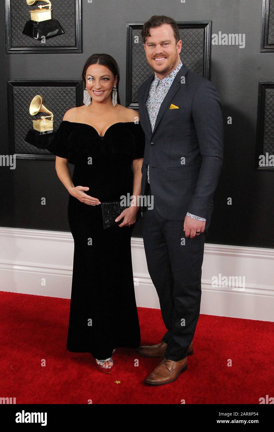 Los Angeles, USA. 26th Jan 2020. Erin Hulse, Ethan Hulse. 62nd Annual ...