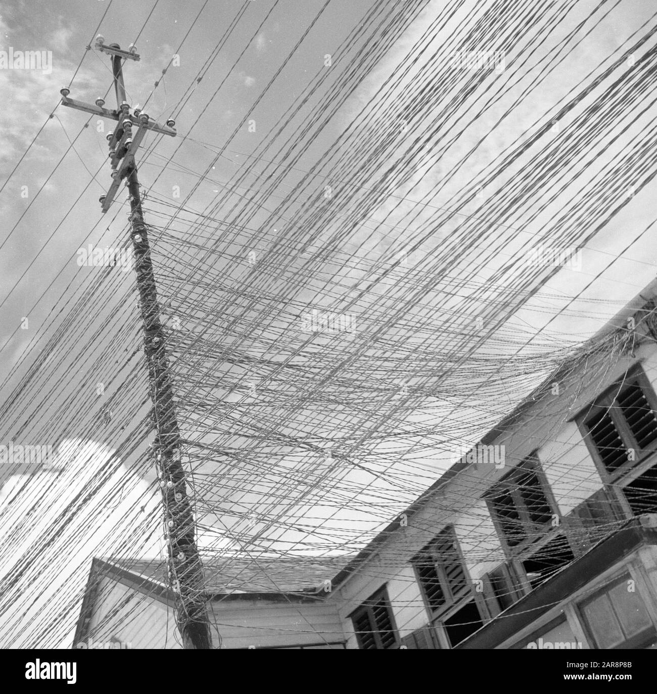 Travel to Suriname and the Netherlands Antilles Telephone wires in ...