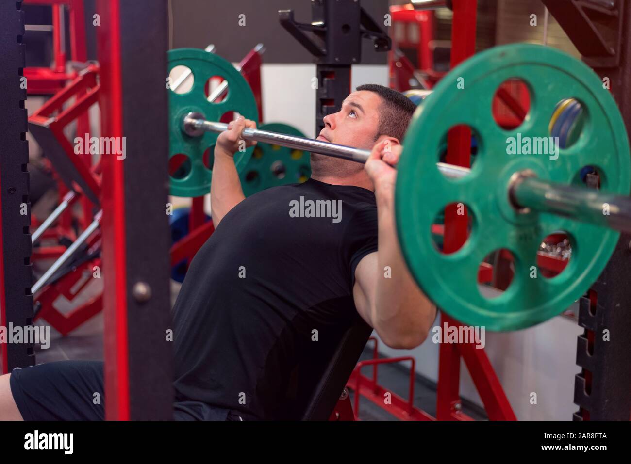 Hard Core Bodybuilding. Muscular athletic bodybuilder fitness model ...