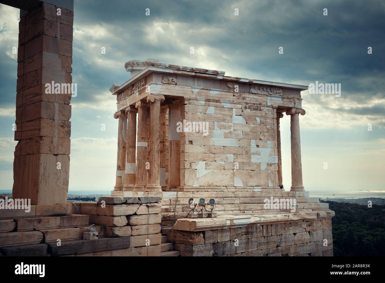 Temple of Athena Nike in Acropolis in Athens, Greece Stock Photo - Alamy