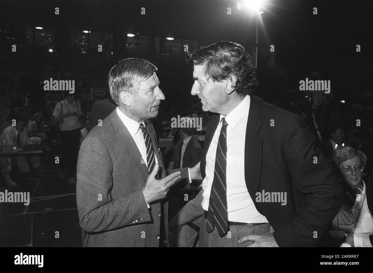Also commissioned CDA, election meeting CDA in Kerkrade Van Agt (l) and ...