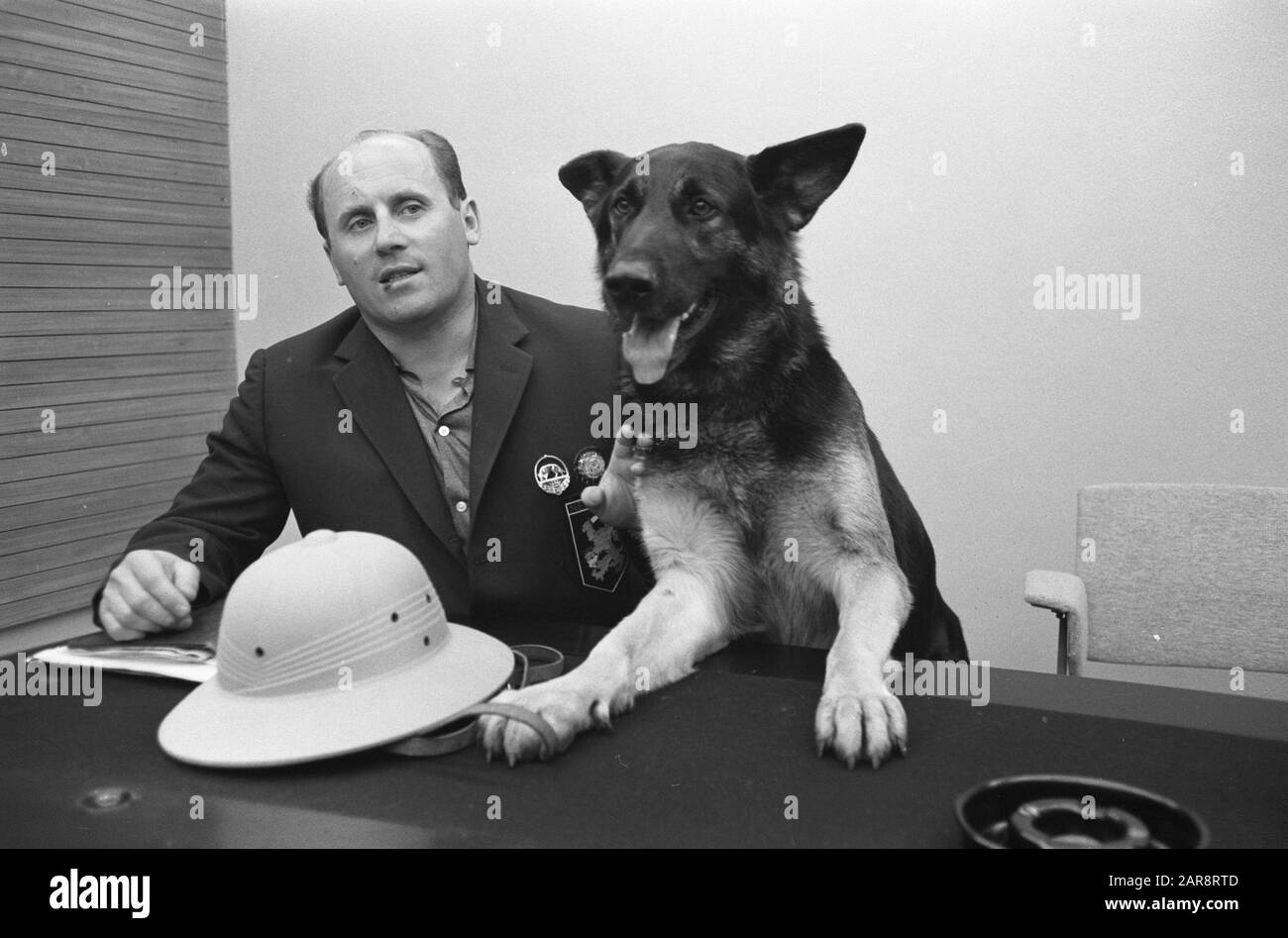 Return of Roy Roland, rescue dog from Peru. Mr. Hr. Toman with Roy ...