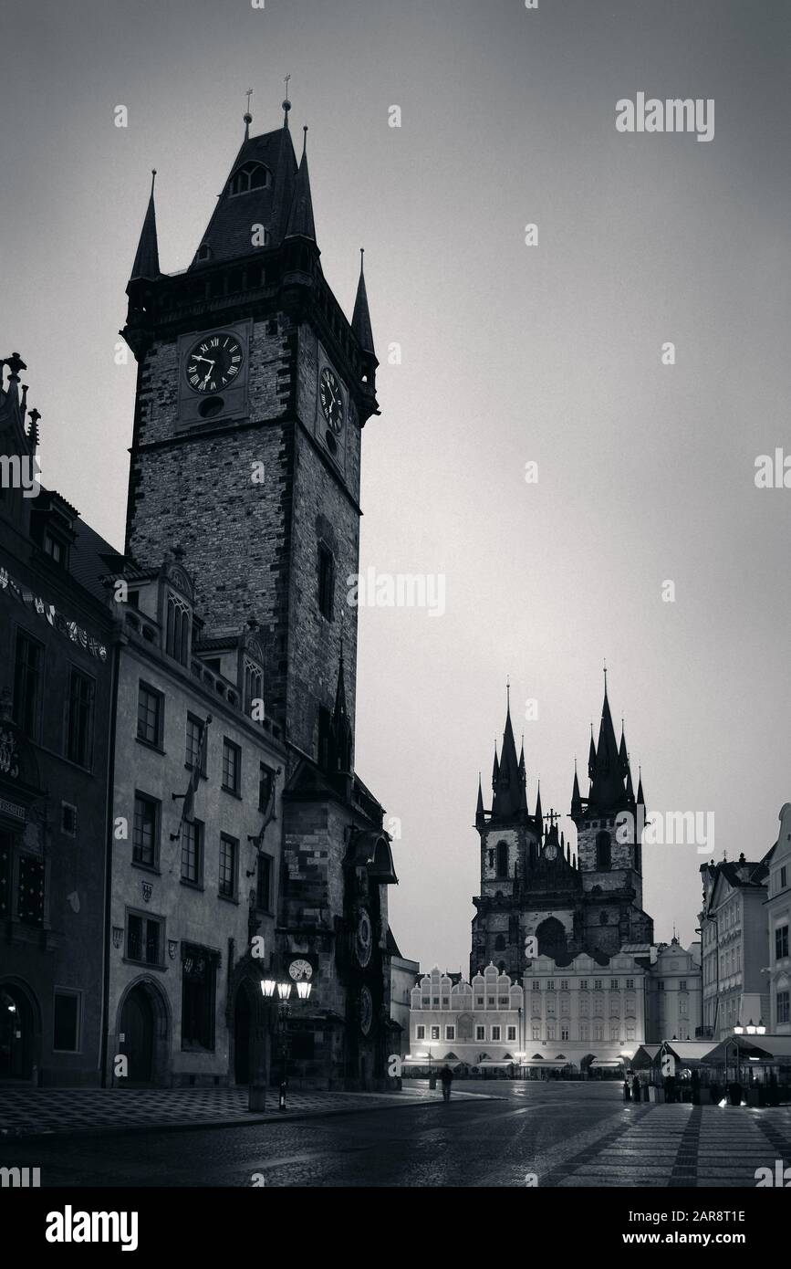 Church of Our Lady before Týn in Old Town Square in Prague Czech Republic Stock Photo - Alamy