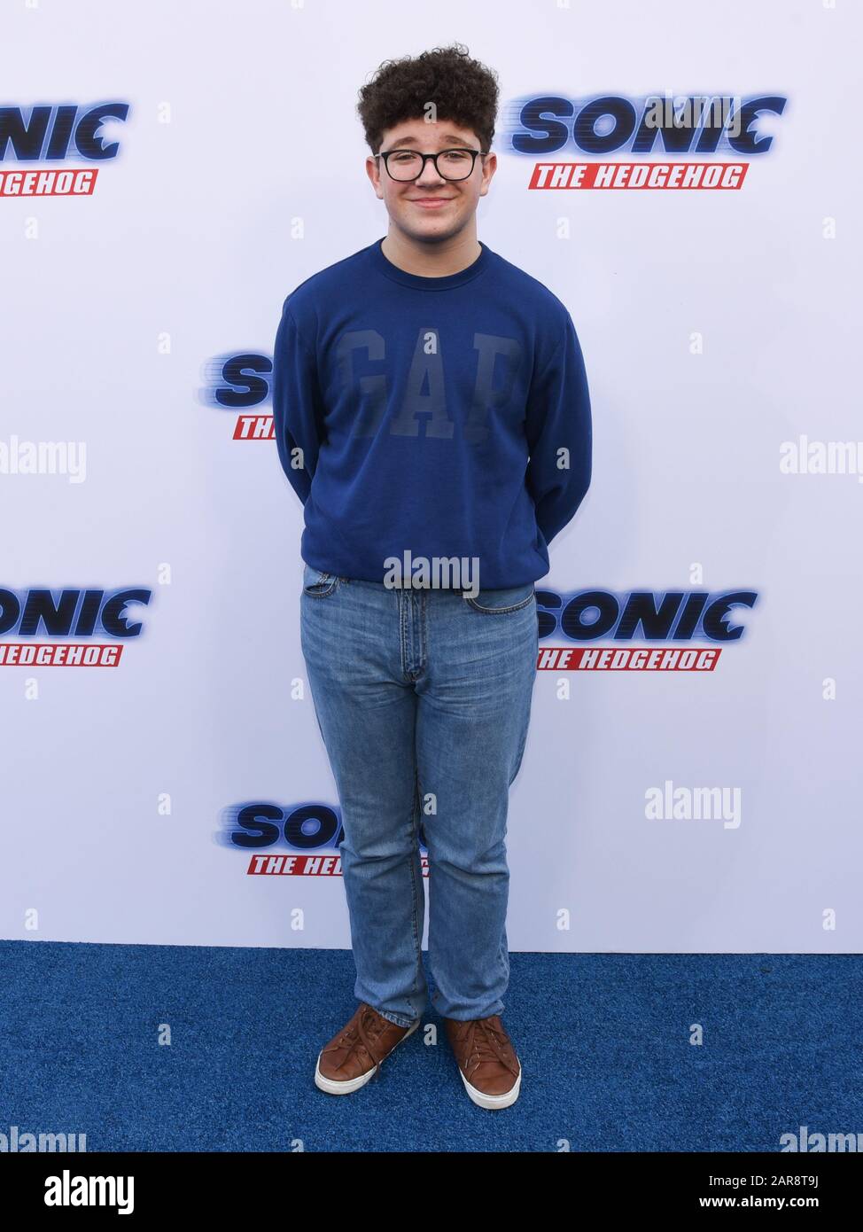 January 25, 2020, Hollywood, CA, USA: Jeffrey Brown attends ''Sonic The ...