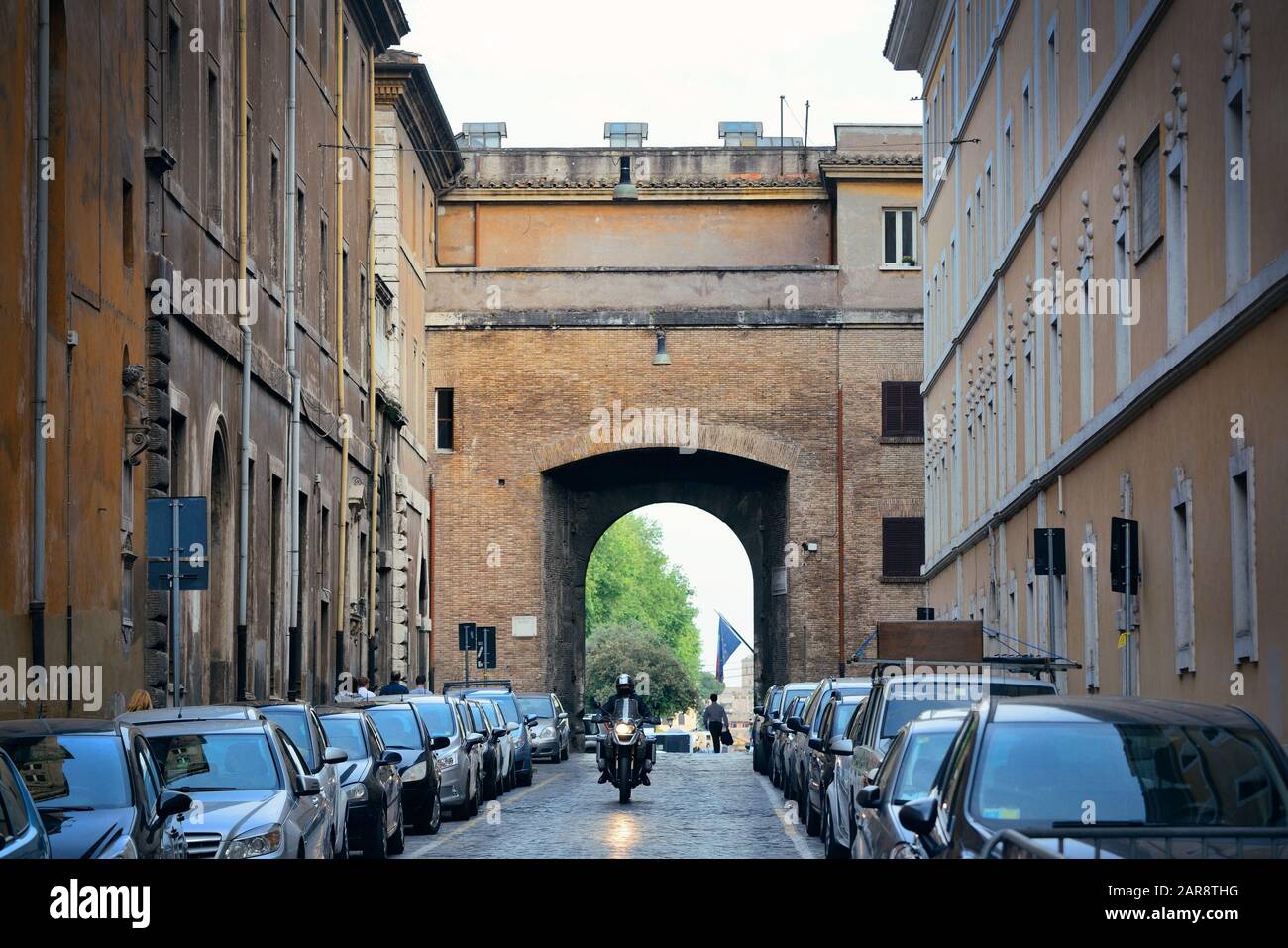 Street view in Vatican City Stock Photo - Alamy