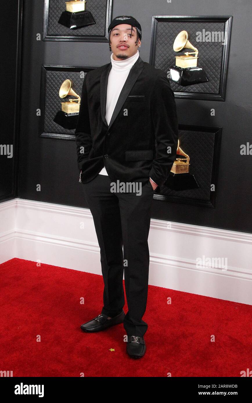 Los Angeles, USA. 26th Jan 2020. Lonr., Lonr. 62nd Annual GRAMMY Awards ...