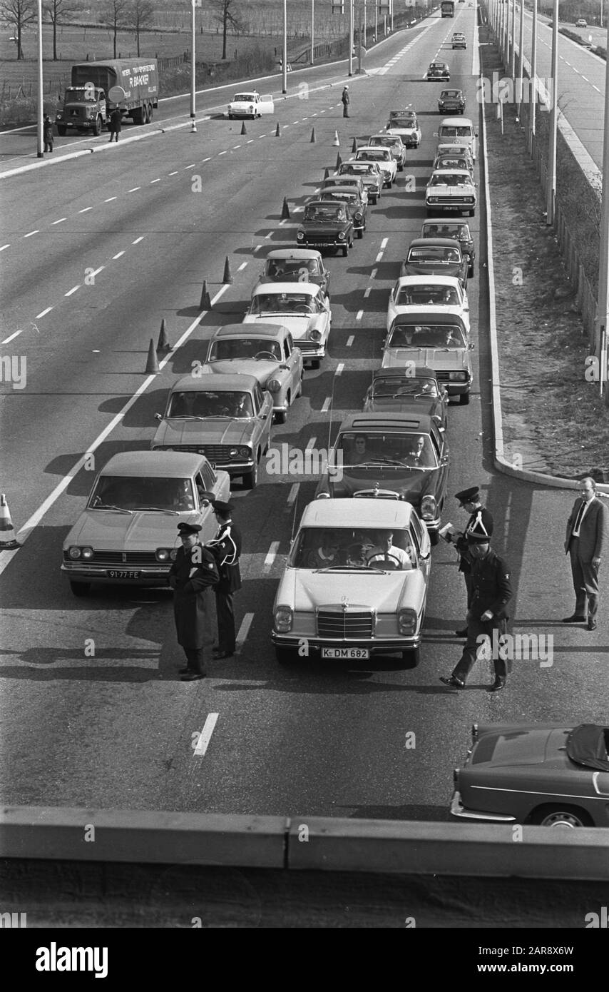 Border checkpoint and european Black and White Stock Photos & Images ...