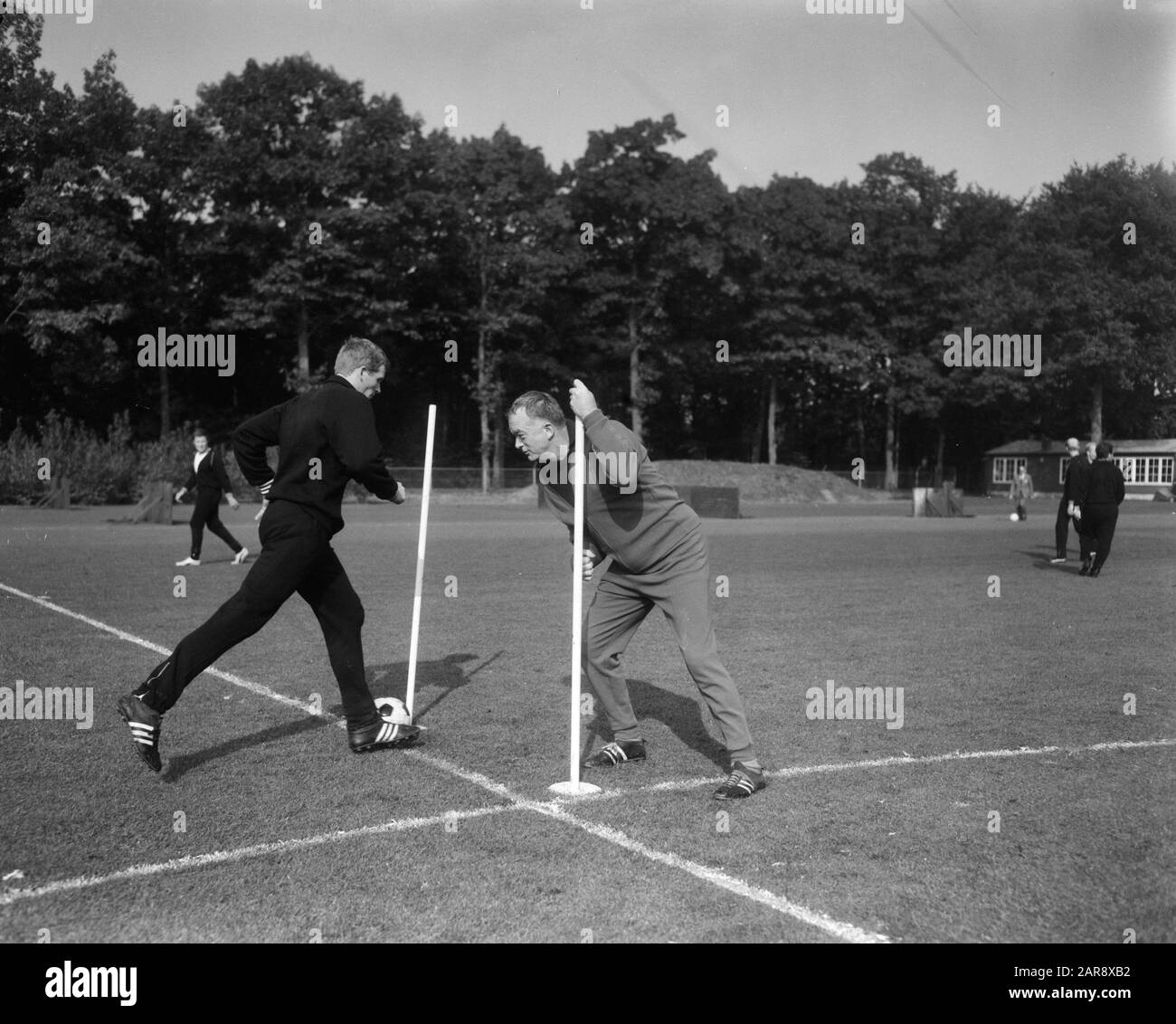 Trainer denis neville takes piet keizer hi-res stock photography and ...