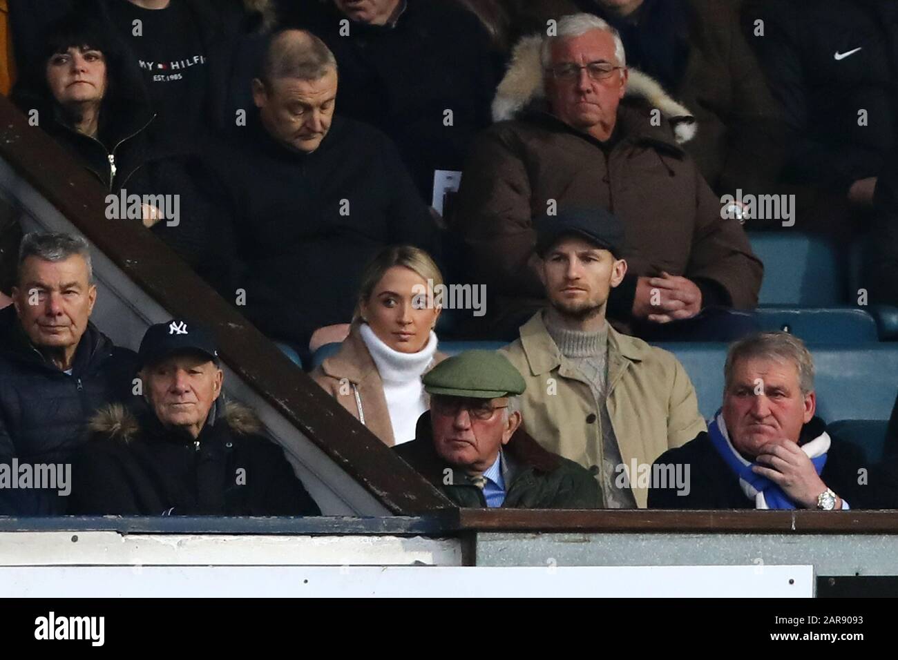 Former Ipswich Town player, Tommy Smith and wife Leanne watch on ...