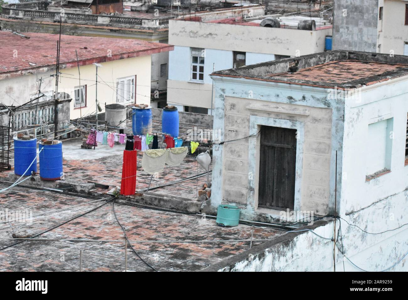 Drying Laundry Rooftop High Resolution Stock Photography and Images - Alamy