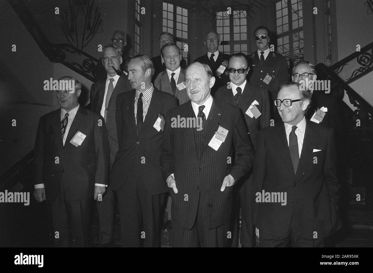 Conference of the NATO Nuclear Planning Group in The Hague From left to ...
