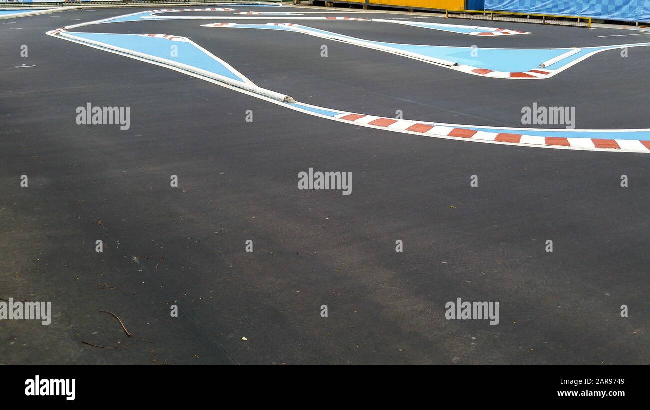 Remote control of racetrack landscape Stock Photo - Alamy