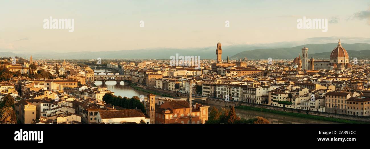 Florence skyline panorama hi-res stock photography and images - Alamy