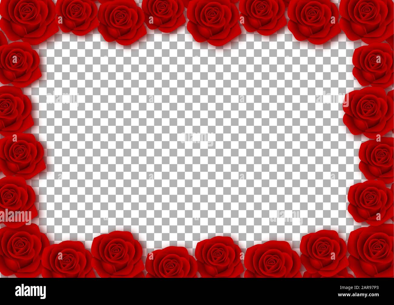 Red Roses Border Png