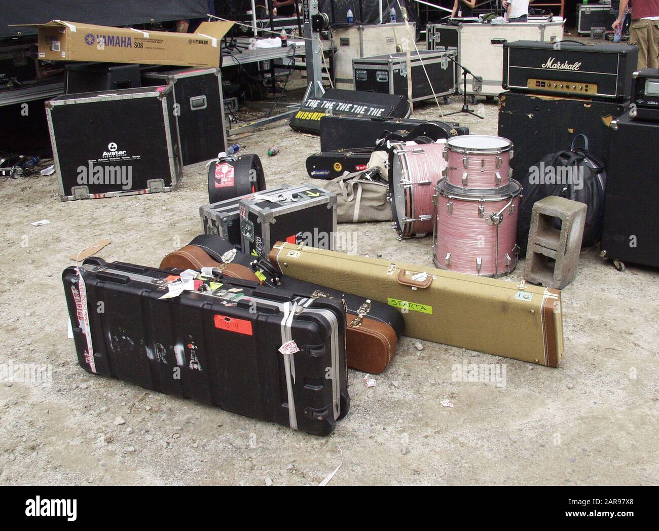 SEPTEMBER 28: General atmosphere backstage as Sparta perform at ...
