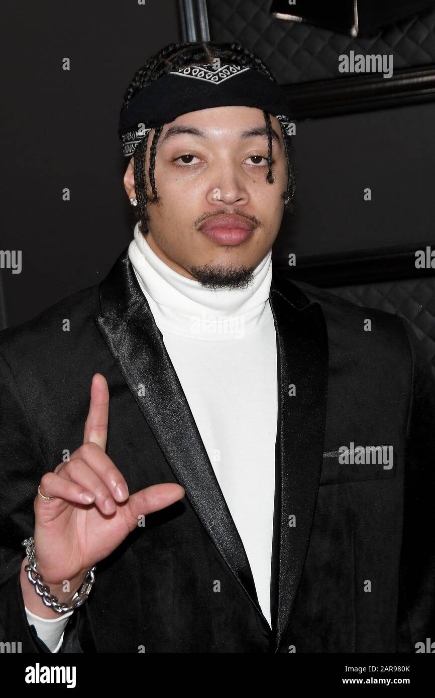 Los Angeles, CA, USA. 26th Jan 2020. Lonr arrives at the 62nd Annual ...