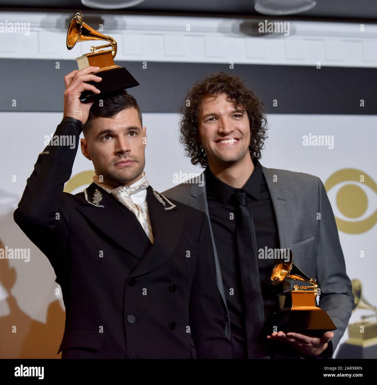 Los Angeles, CA, USA. 26th Jan 2020. Joel David Smallbone and Luke ...