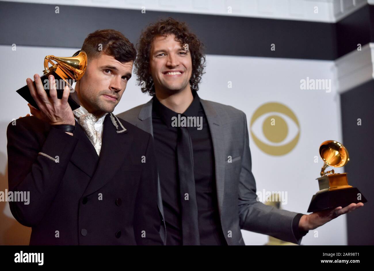 Los Angeles, CA, USA. 26th Jan 2020. Joel David Smallbone and Luke ...