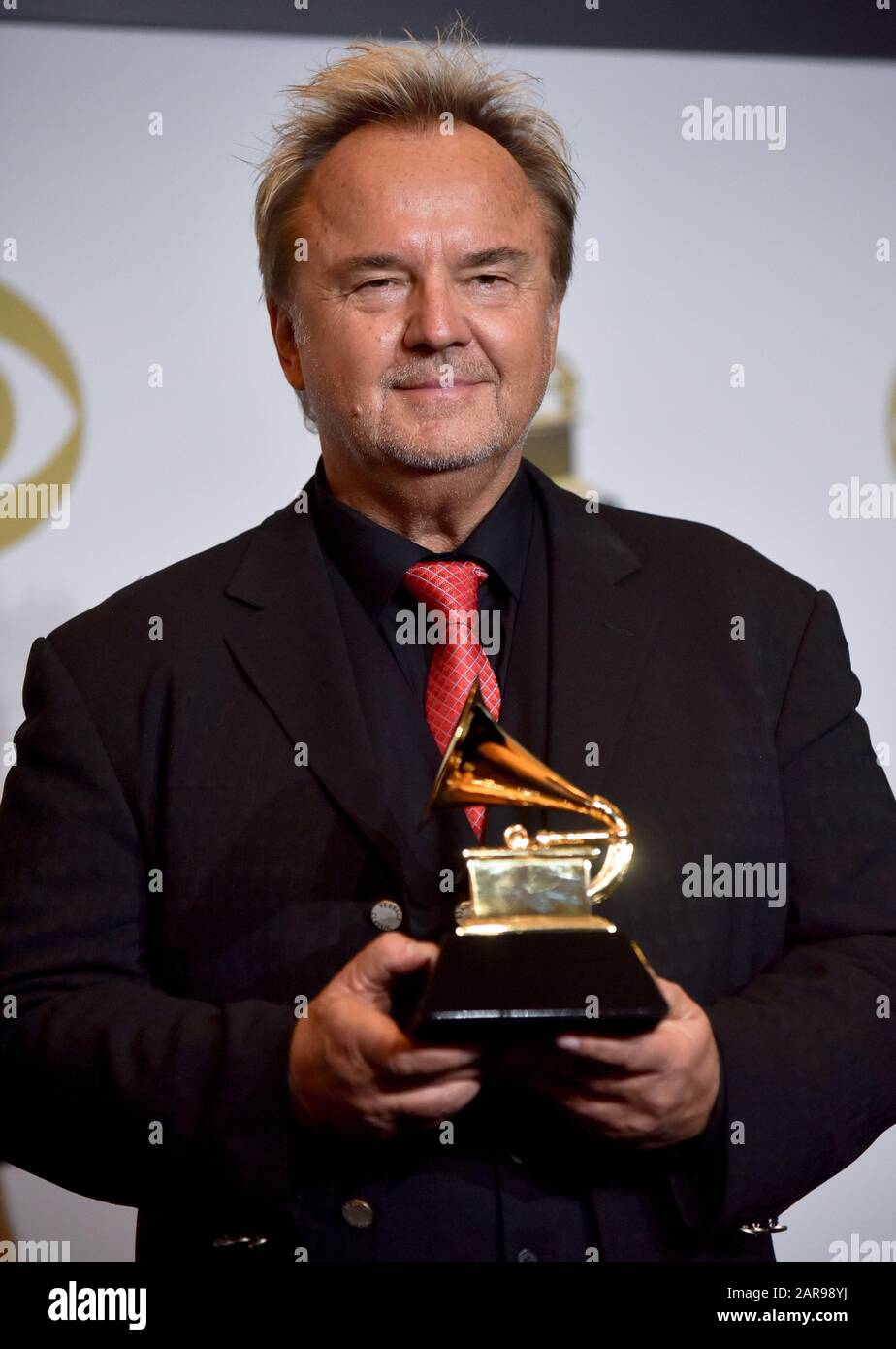 Los Angeles, CA, USA. 26th Jan 2020. Peter Kater appears backstage with ...