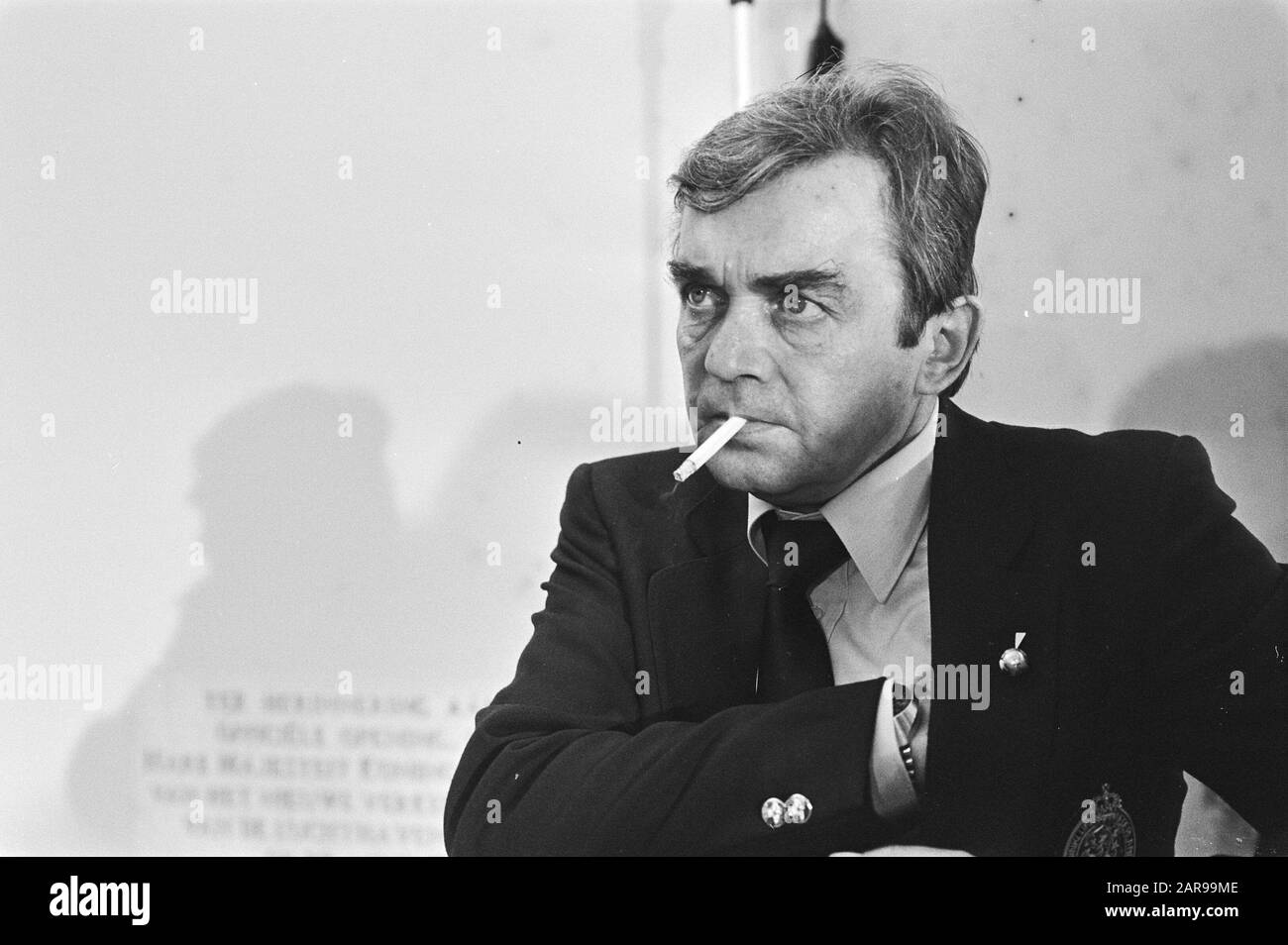 Departure Dutch team of Schipol; Ernst Happel (kop) Date: May 26, 1978 ...