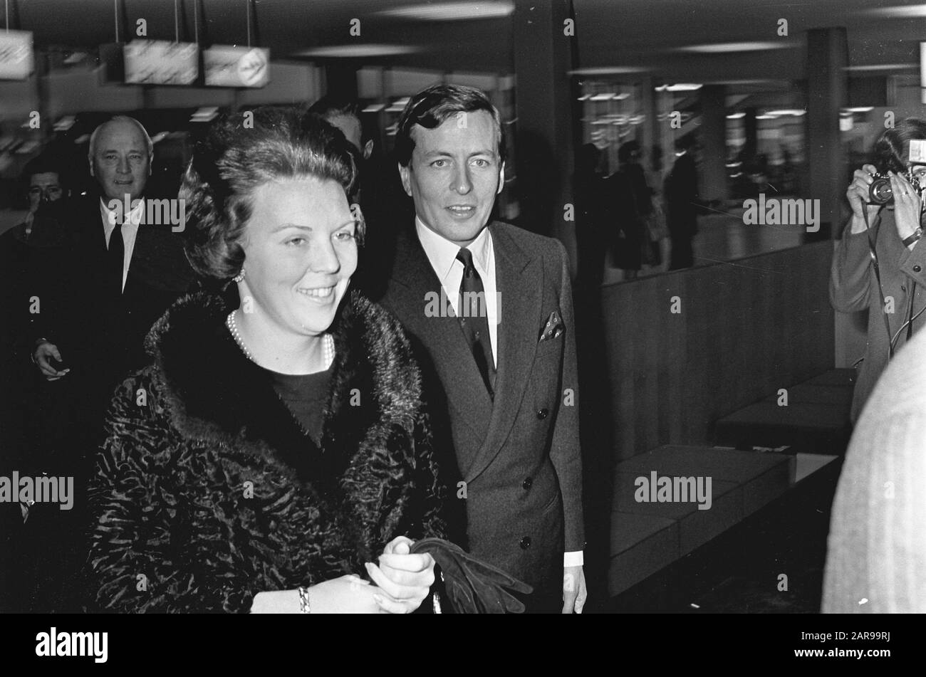 Departure princess Beatrix and prince Claus to Copenhagen princess ...