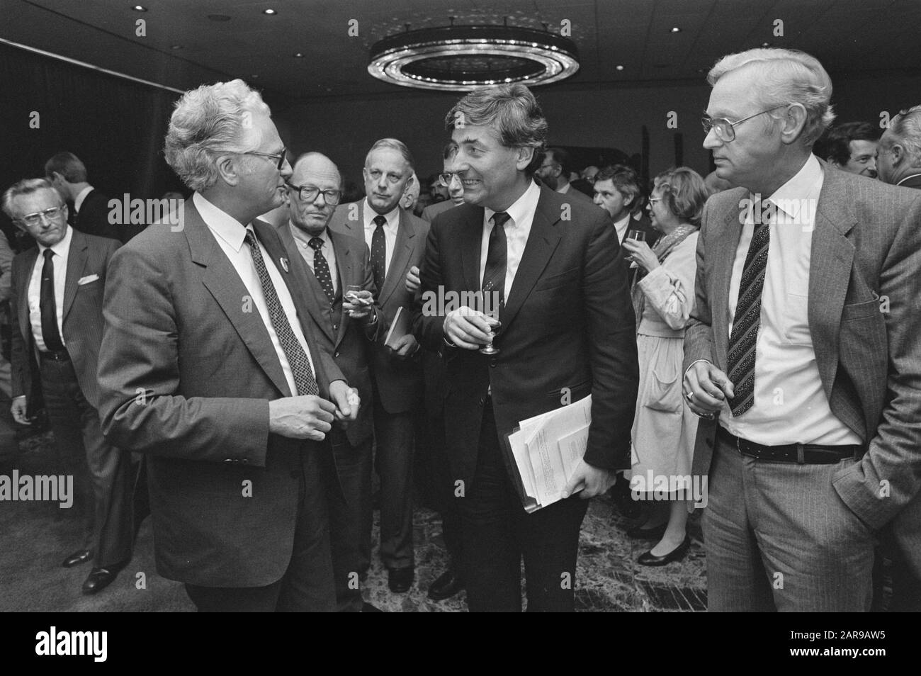 Celebration 75 years CNV in Utrecht; CNV chairman Van de Meulen ...