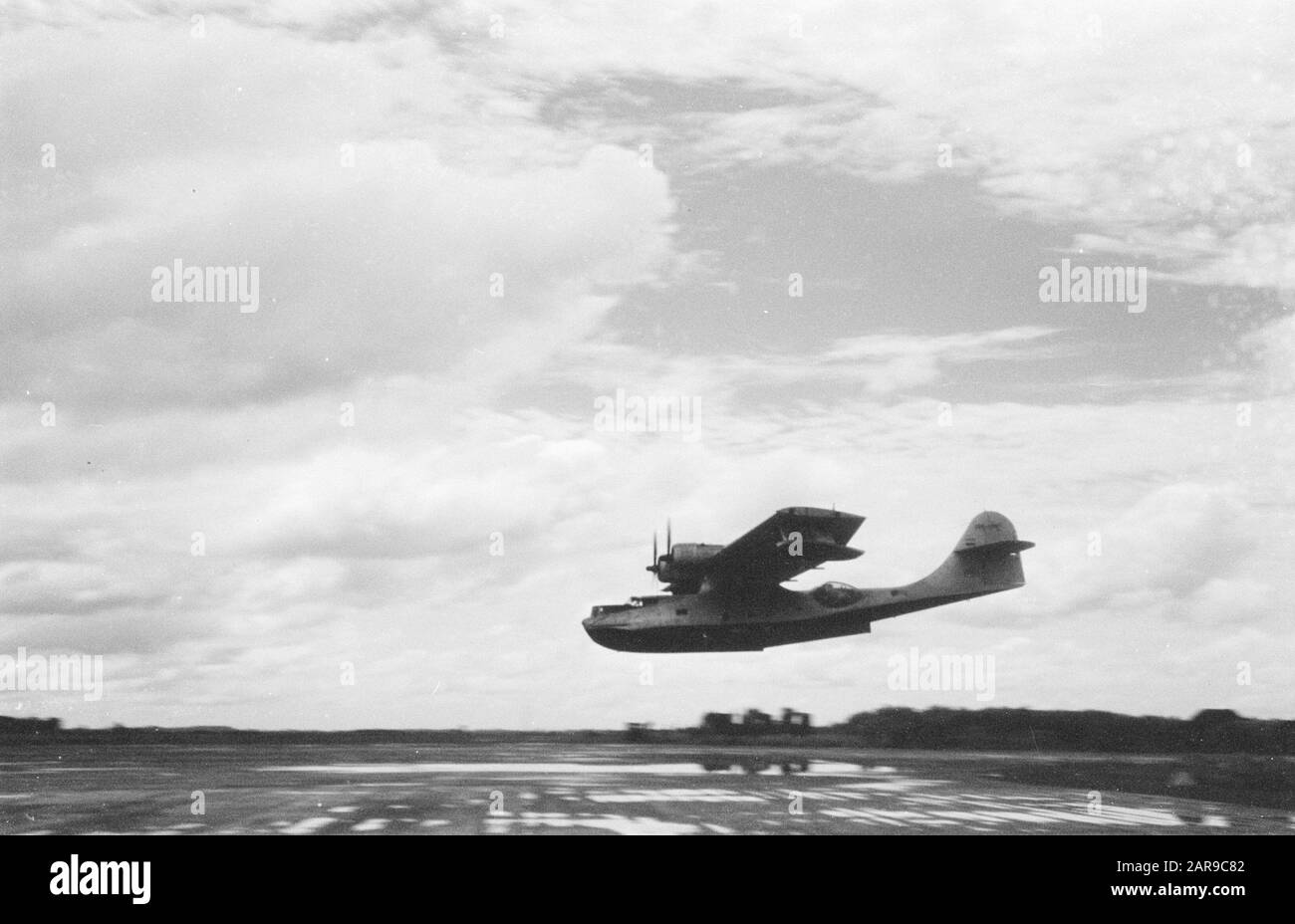 Aviation Day Military Aviation at Kemajoran Airport Airshow. Catalina ...