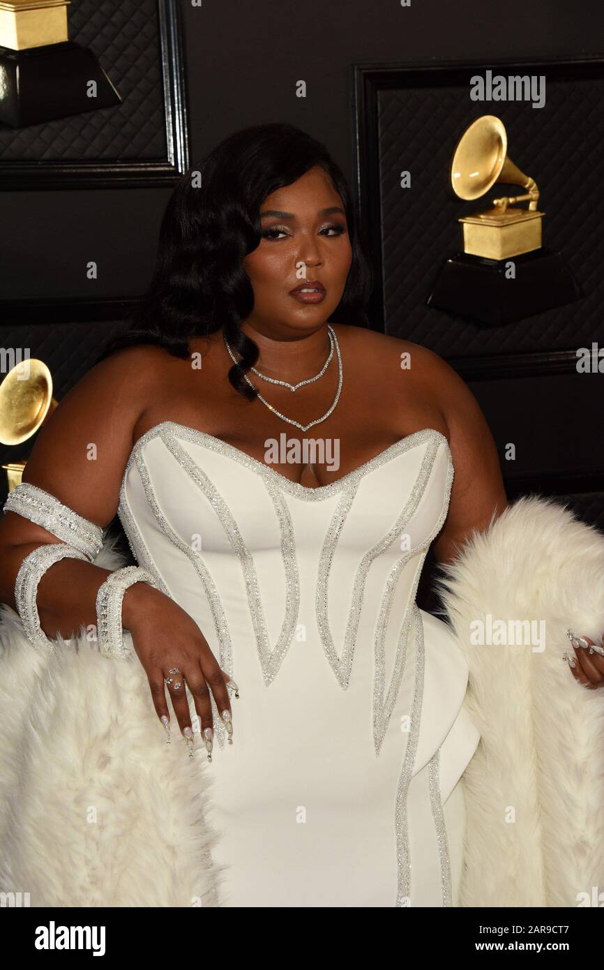 Lizzo 2020 grammy awards hi-res stock photography and images - Alamy
