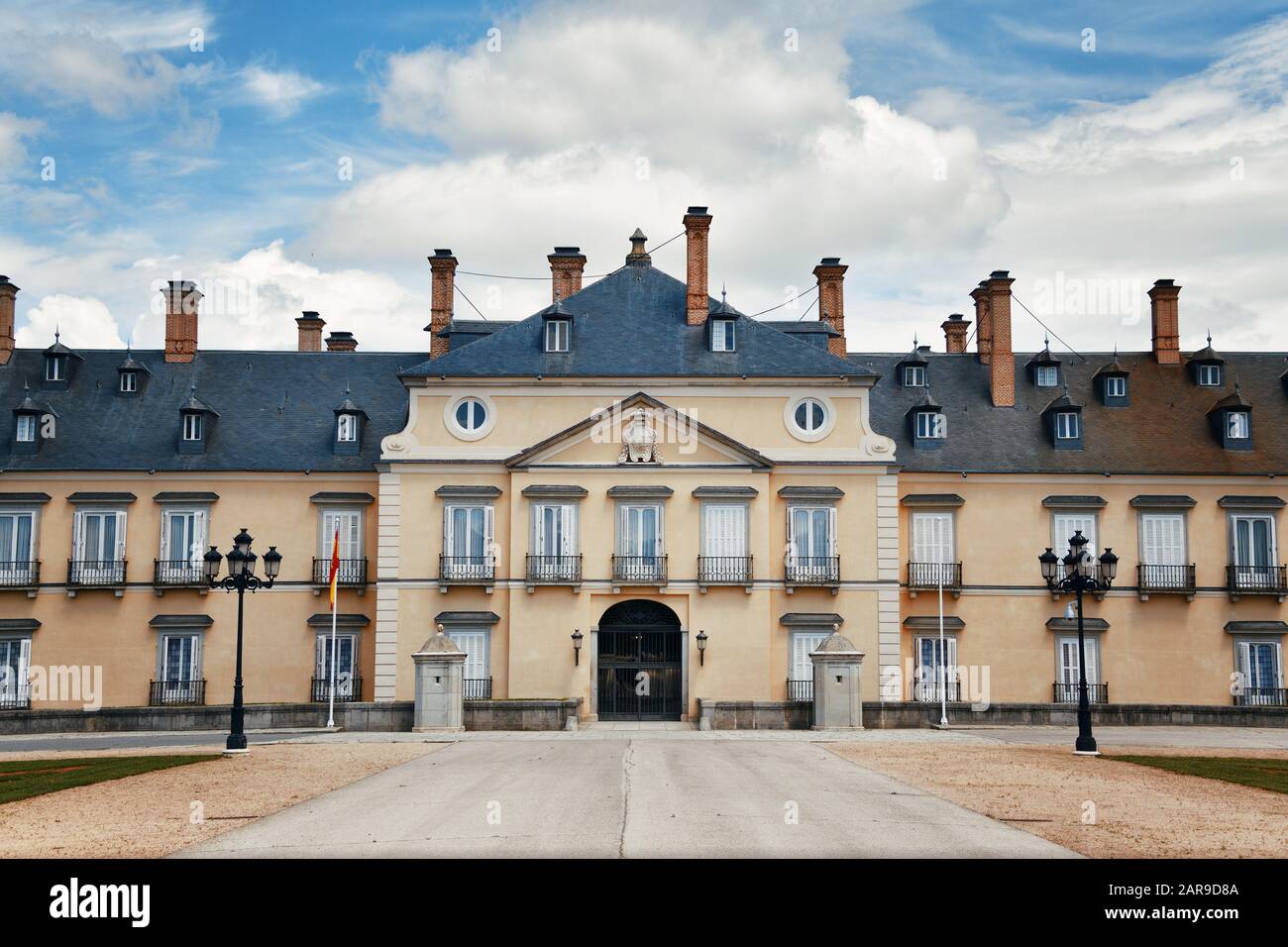 Royal Palace of El Pardo historic building in Madrid, Spain Stock Photo ...