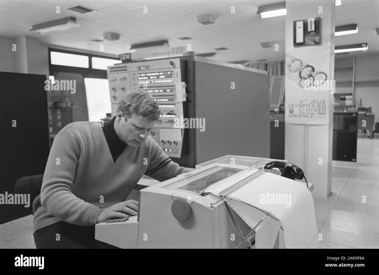 Preparations tenth Winter Olympic Games, overview of the computer ...