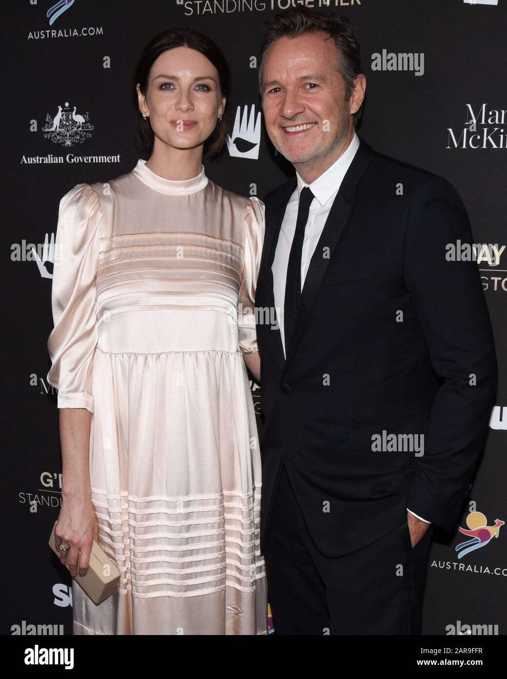 25 January 2020 - Beverly Hills, California - Caitriona Balfe, James ...