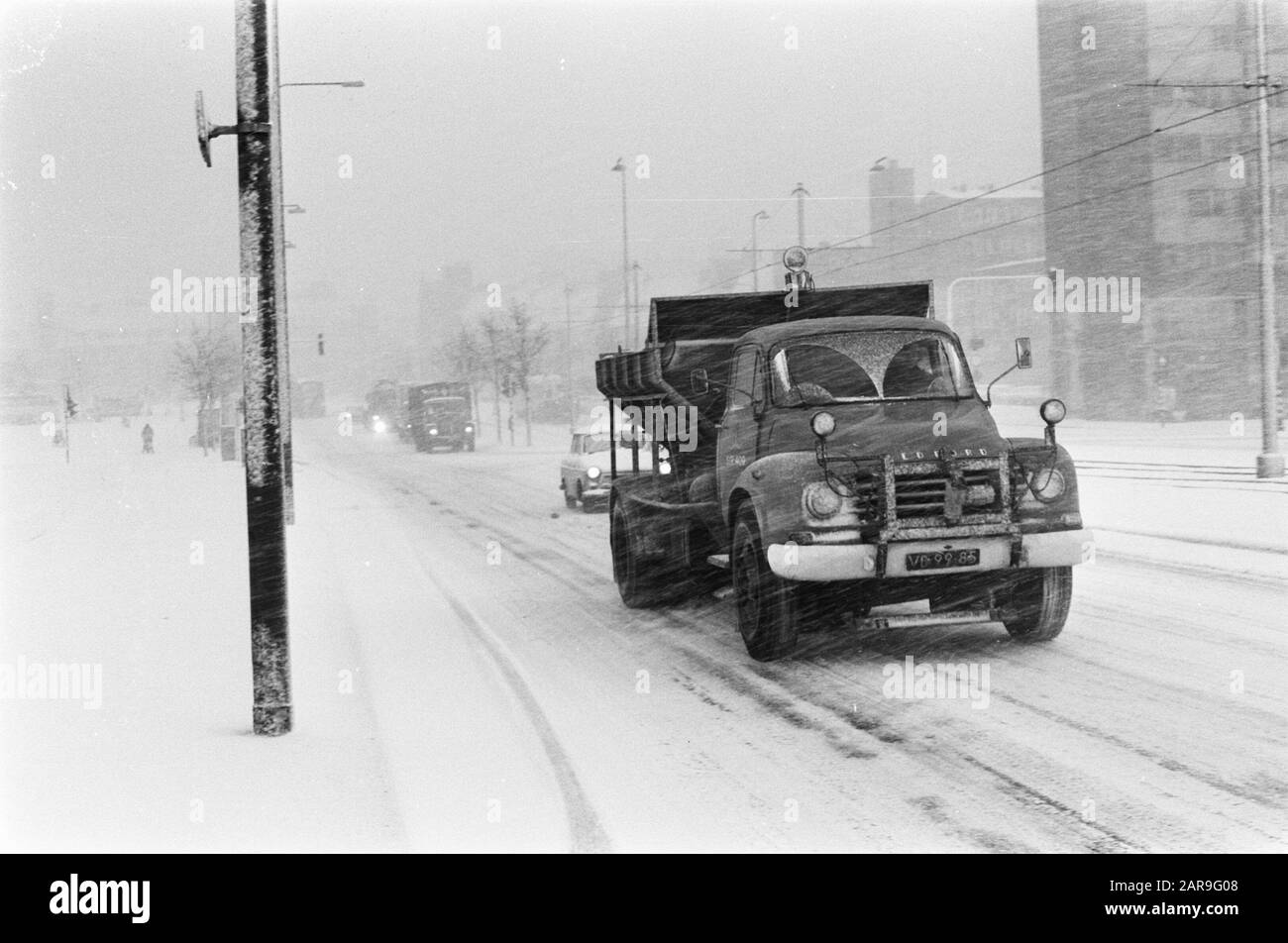 trucks in the snow Date: January 6, 1970 Keywords: SNOW, trucks Stock ...